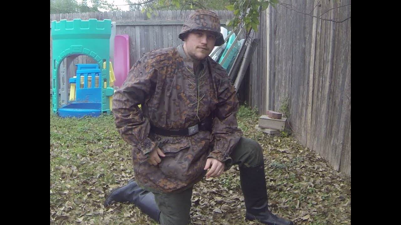 German WWII SS Fall Camouflage Effectiveness test - YouTube