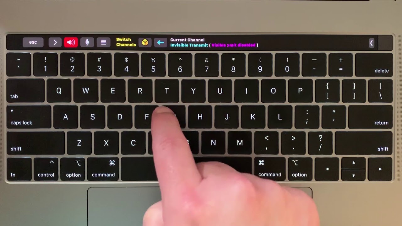 Ventrilo Touch Bar Demo - YouTube