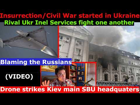 Insurrection started in Ukraine. Armed conflict between Ukr Intel agencies. A Pretext to hit Moscow?