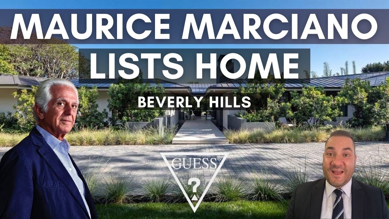 Maurice Marciano, Guess co-founder lists his Beverly Hills Residence ...