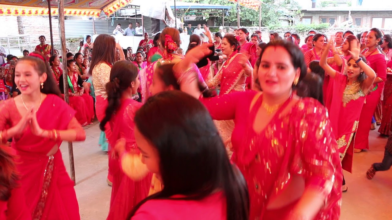 teej dance in Kathmandu - YouTube