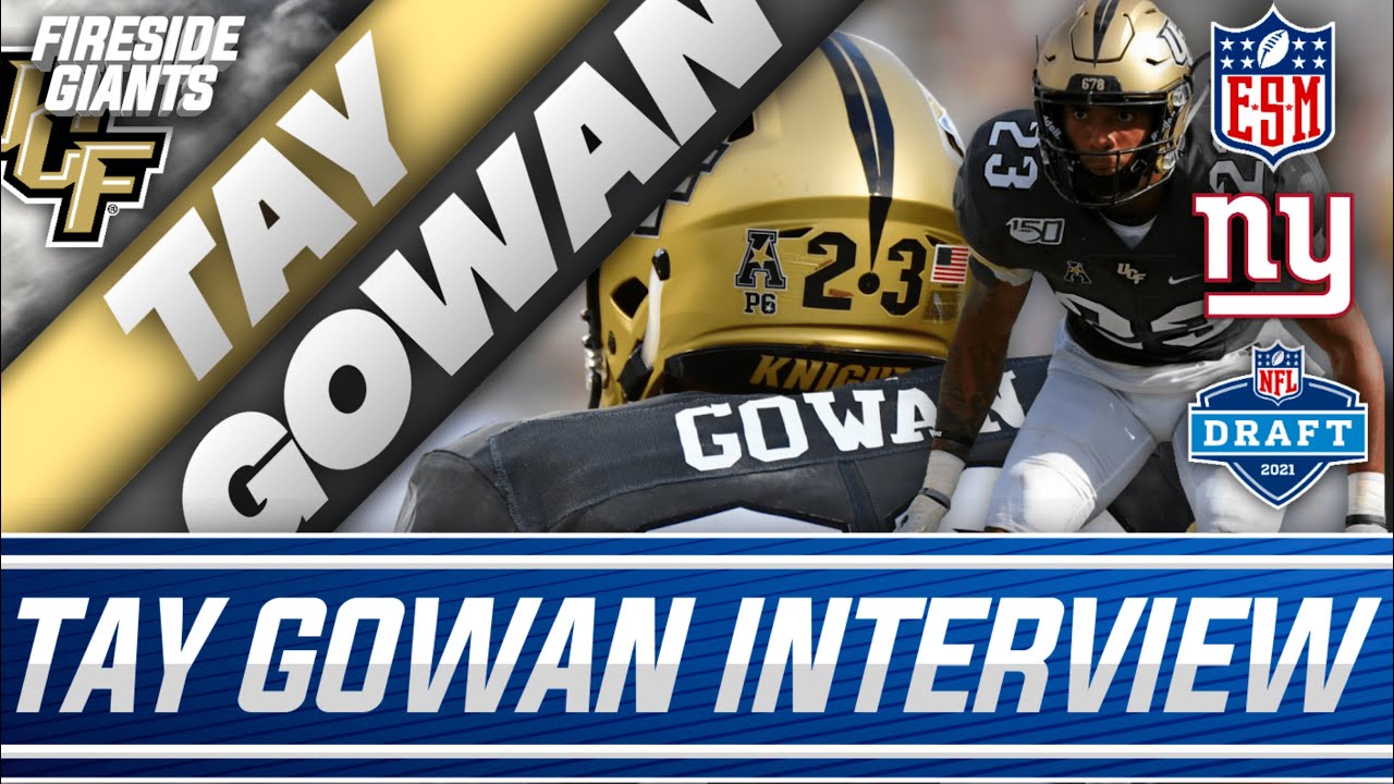 EXCLUSIVE INTERVIEW | UCF Cornerback Tay Gowan | New York Giants Draft ...