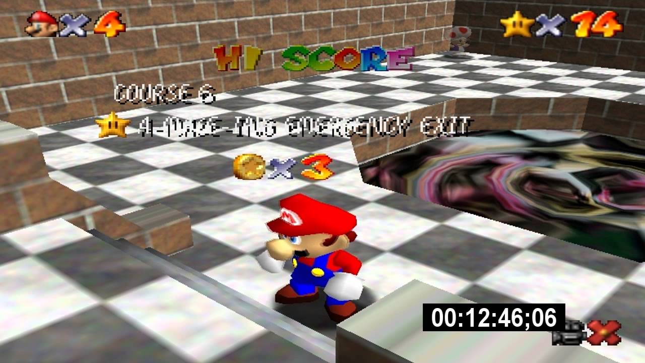 Super Mario 64 Speed Run (16 Star) - YouTube