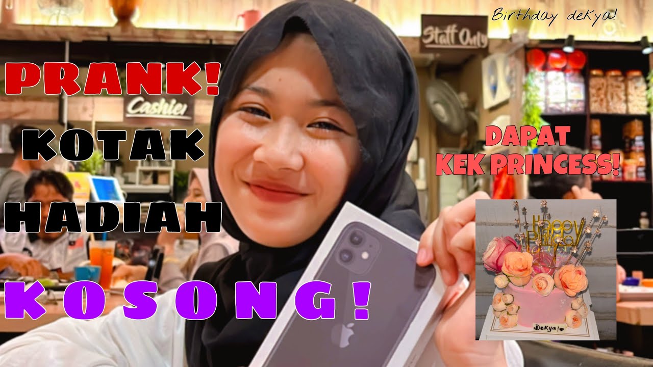 CELEBRATE BIRTHDAY DEKYA. DAPAT KOTAK KOSONG ? - YouTube