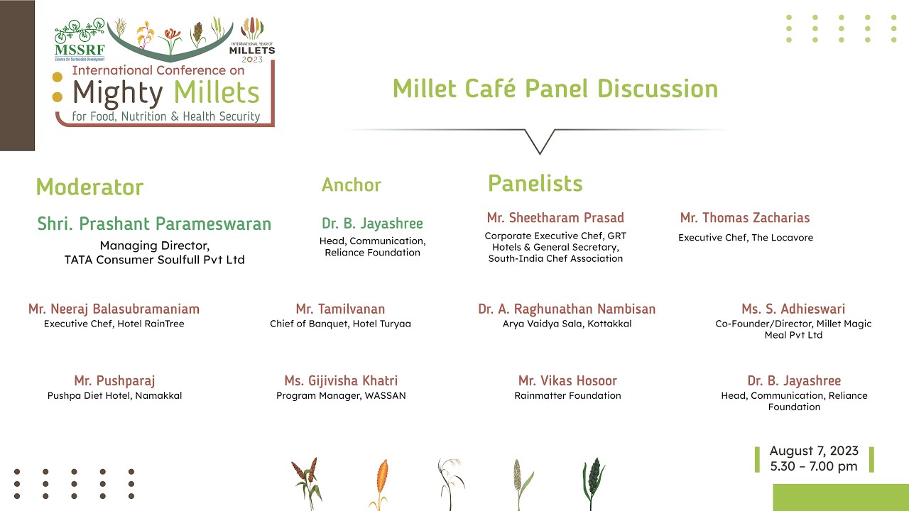 Millet Café Panel Discussion - YouTube