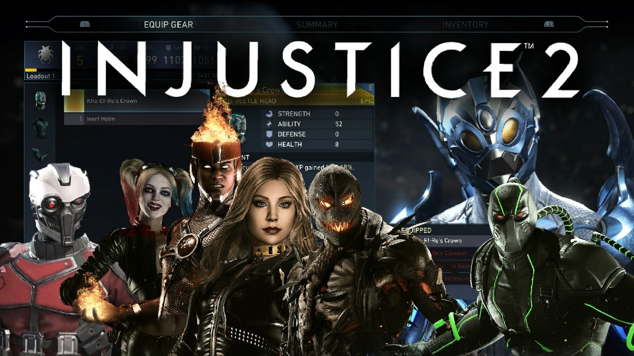 Injustice 2 Characters customization - YouTube