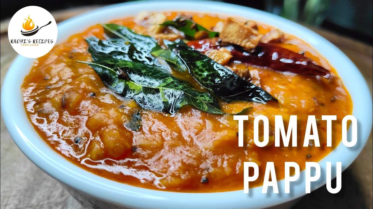 Tomato Pappu – Every green Andhra pappu recipe – Radhi's Recipes
