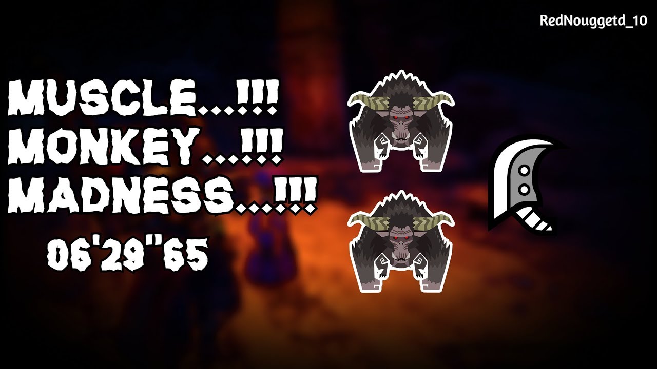 MHW Iceborne : Muscle Monkey Madness | Great Sword [06'29"65] - YouTube