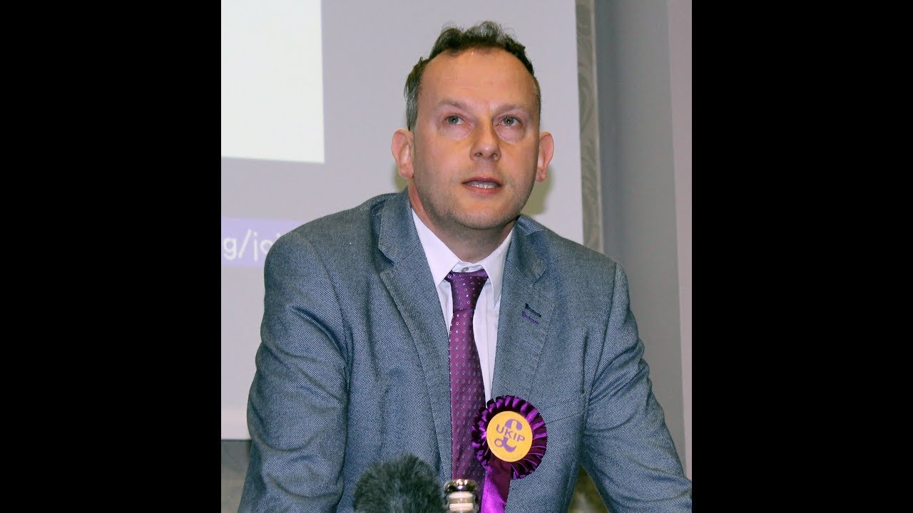 Gareth Bennett AM UKIP in NI for launch of Local Council Elections ...