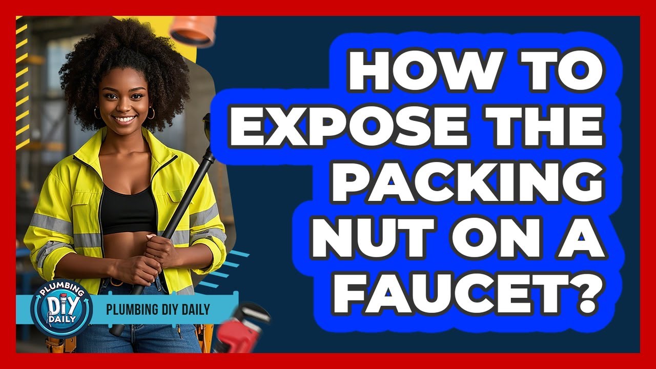 How To Expose The Packing Nut On A Faucet? - YouTube