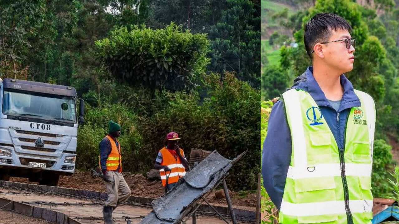 Tarmacking of Shinyalu -Chepsoi road begins - YouTube