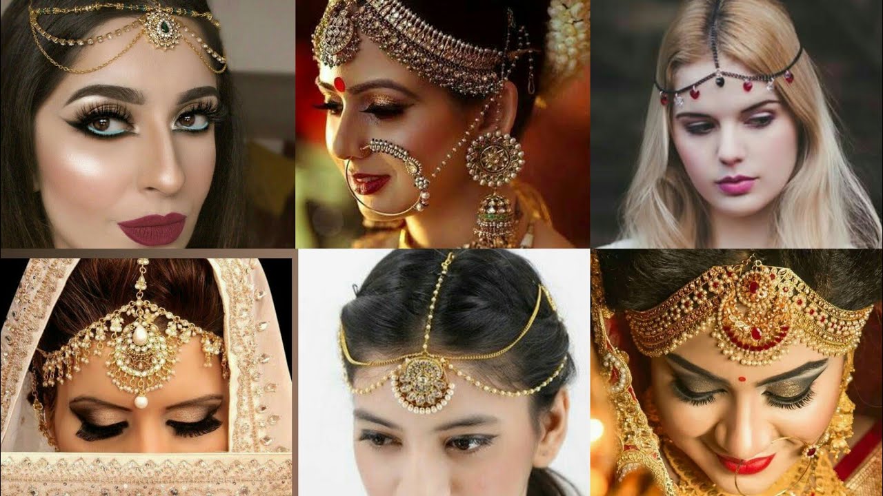 New stylish matha patti design for bridal and girls - YouTube