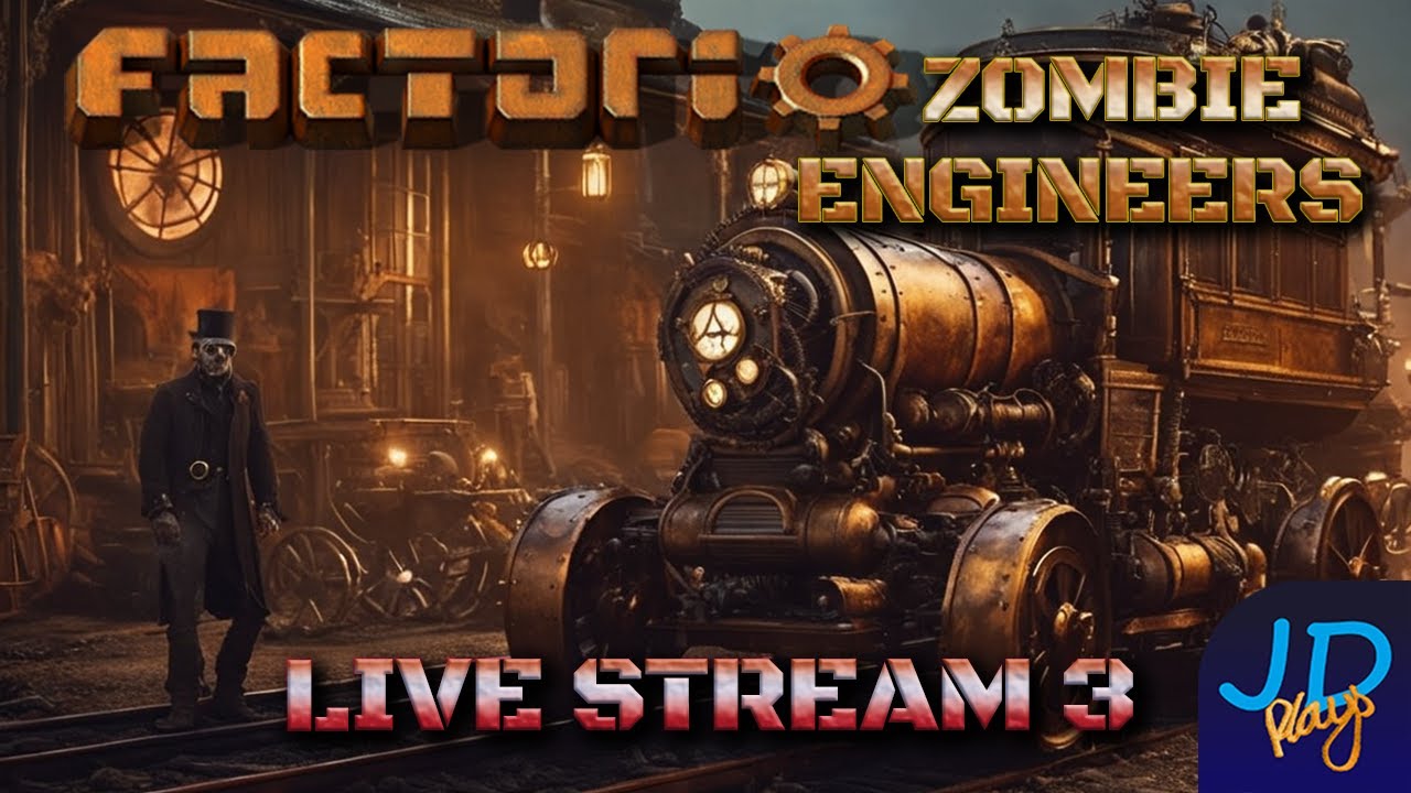 Factorio Zombies Engineers 4k Live Stream 3 - YouTube