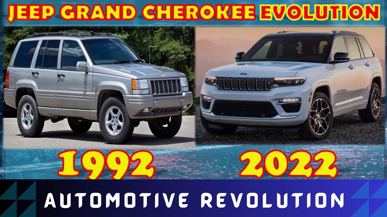 Jeep grand cherokee evolution (1992-2023) | best suv 2023 - YouTube