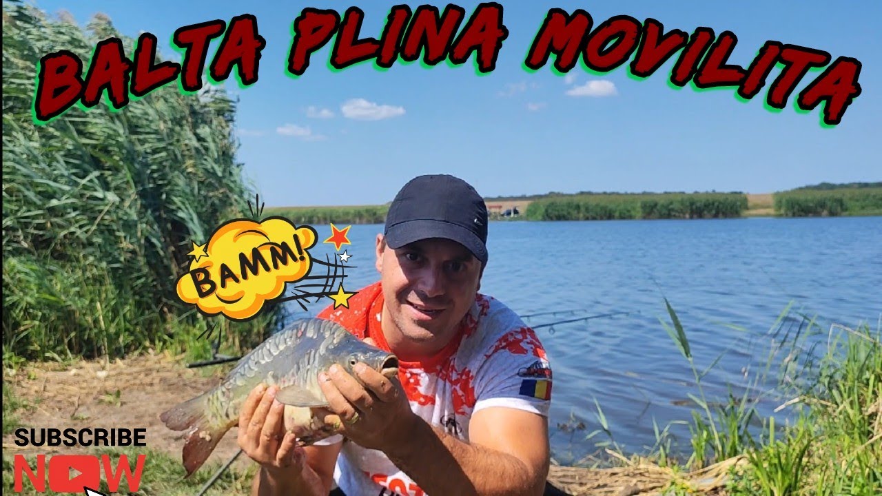 LA PESCUIT PE BALTA PLINA MOVILITA LA CRAP CARAS SI NOVAC - YouTube