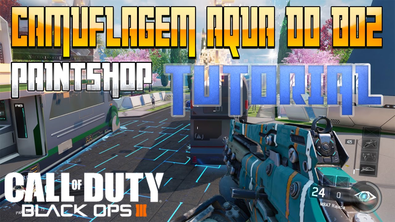 Call of Duty Black Ops 3 -- TUTORIAL | Camuflagem Aqua do bo2 ...