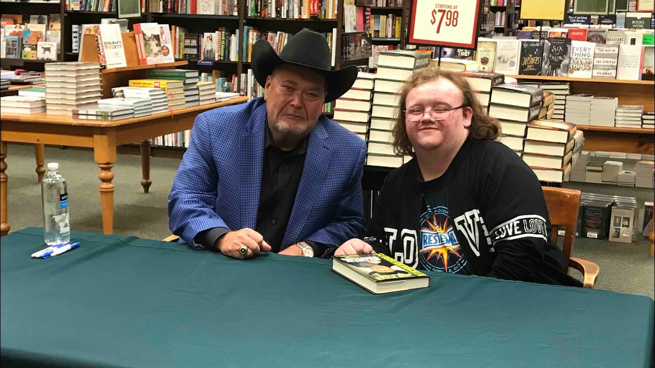 Meeting Jim Ross + Book Signing - YouTube