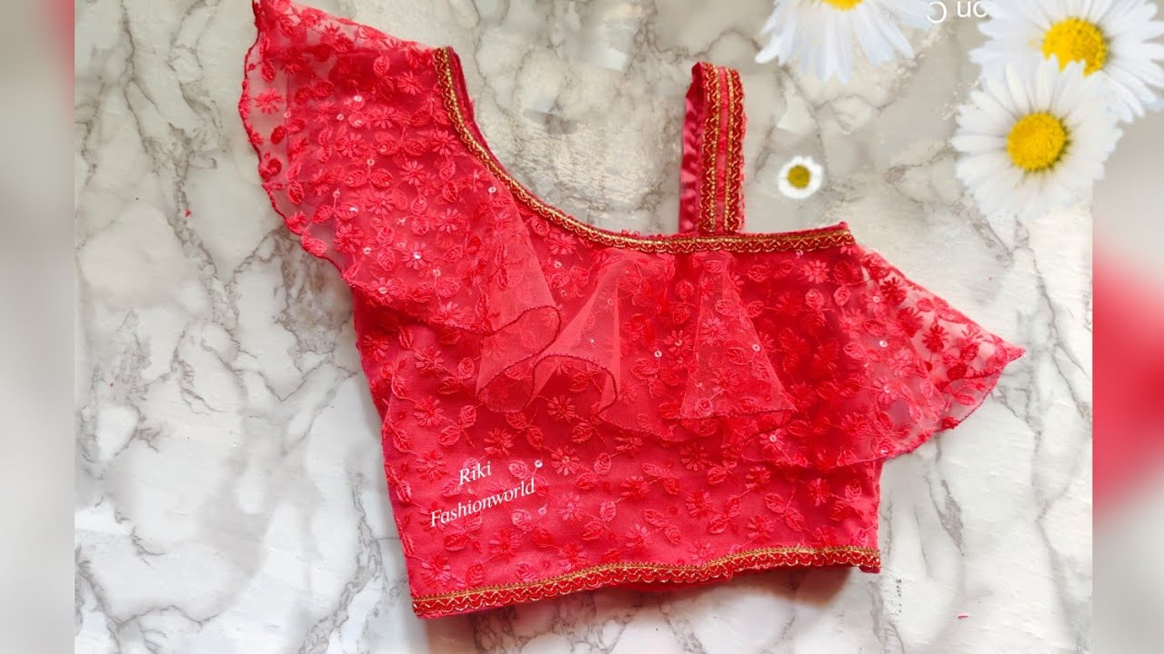 Off Shoulder Choli | DIY | Model Blouse Design Cutting | Trending Dress ...