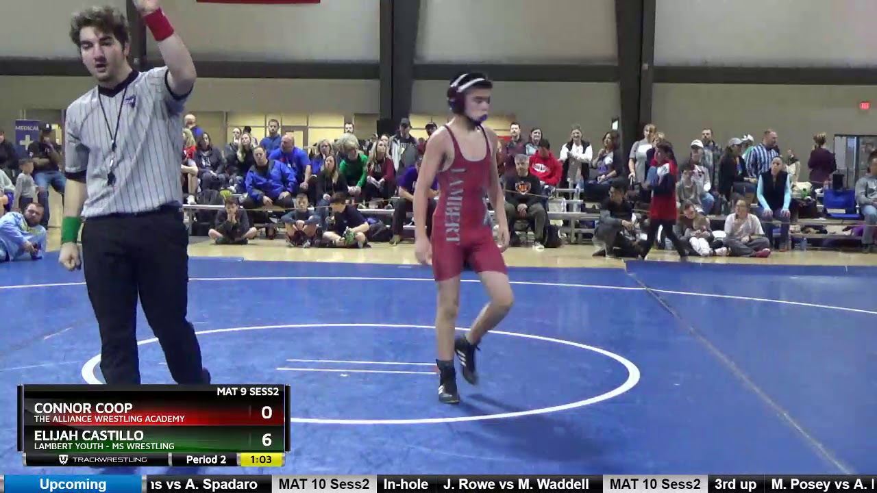 MS 106 Connor Coop The Alliance Wrestling Academy Vs Elijah Castillo ...
