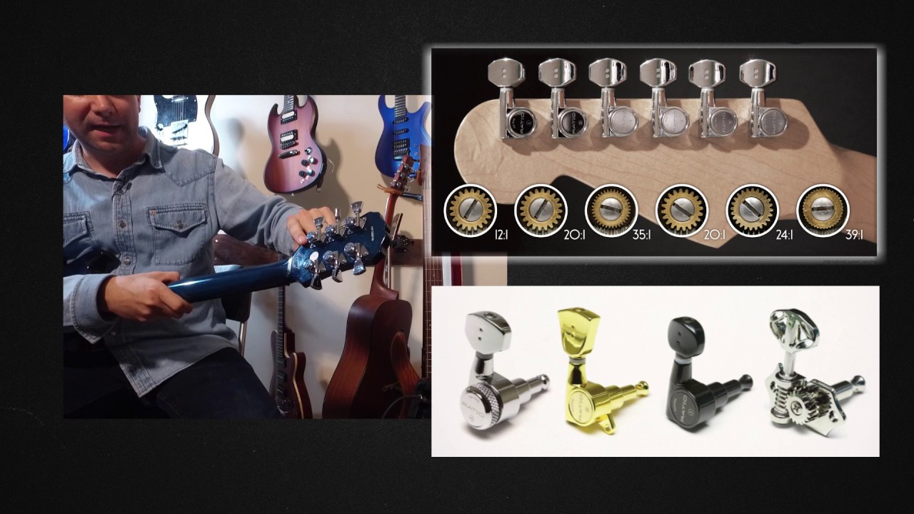 GraphTech RATIO Machine heads with Shaun Verrault - YouTube