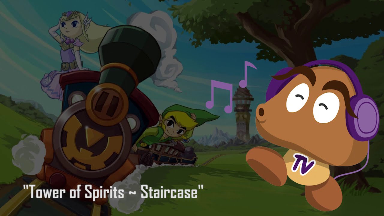 The Legend of Zelda: Spirit Tracks - Tower of Spirits ~ Staircase ...