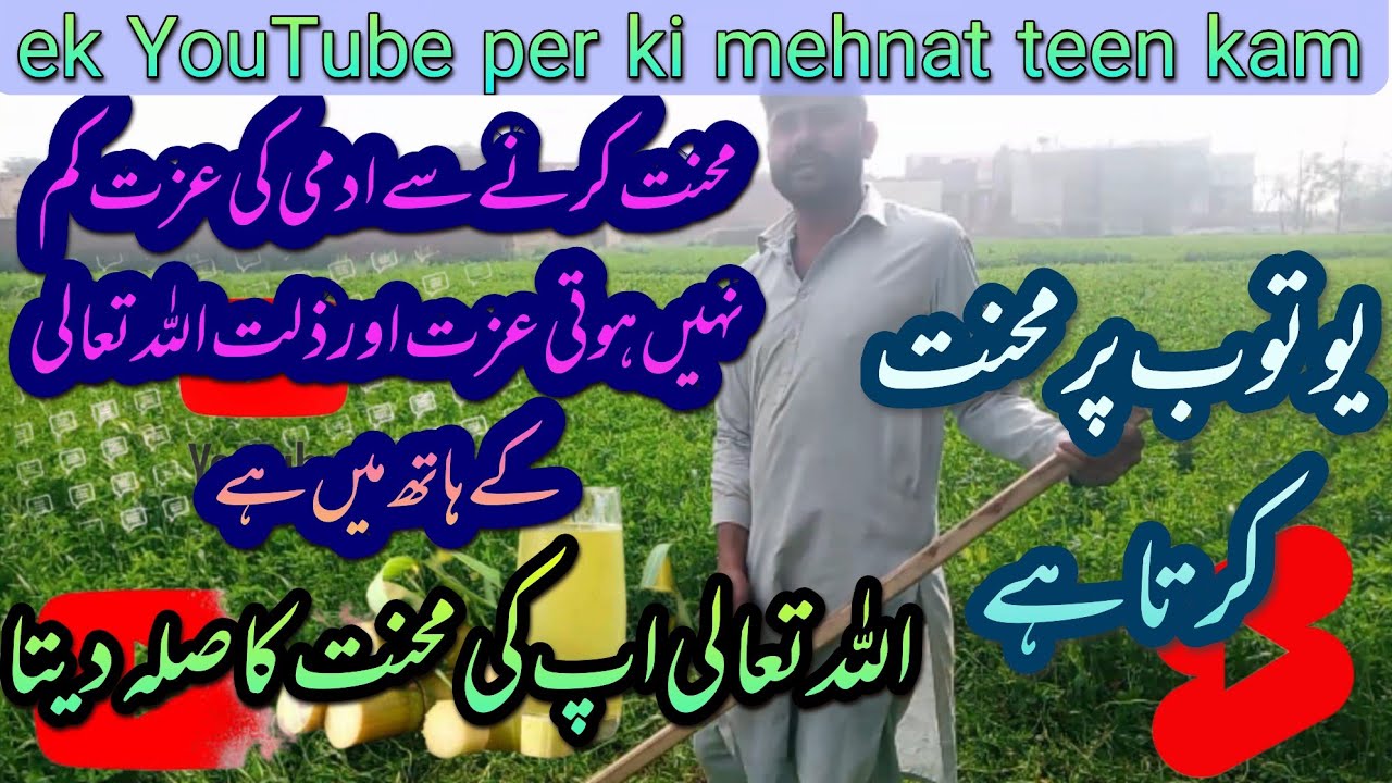 YouTuber menet Kash Sath me YouTube bi chalata hai or mehnet bi krta ...