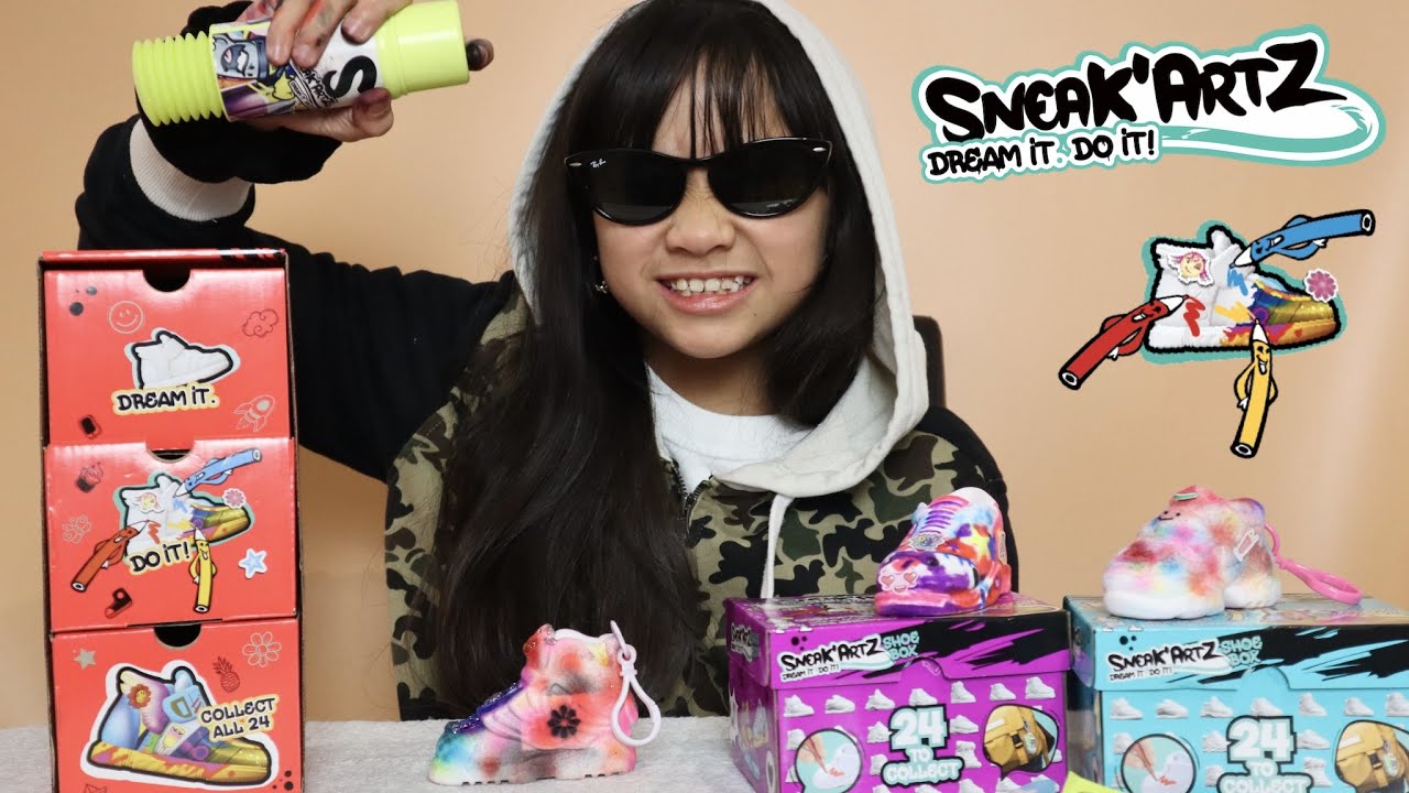 Sneak ‘ Artz Dream It Do It Customisable Craft Collectables - YouTube