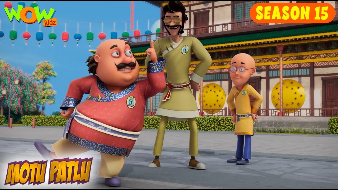 Kung Fu Student Chingum | Motu Patlu | Full Episode - Season 15 | Wow ...