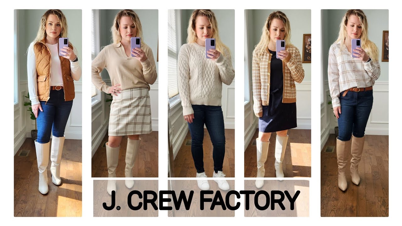 J. Crew Factory NEW Arrivals | BEST FALL HAUL EVER! Midsize Try on Size ...