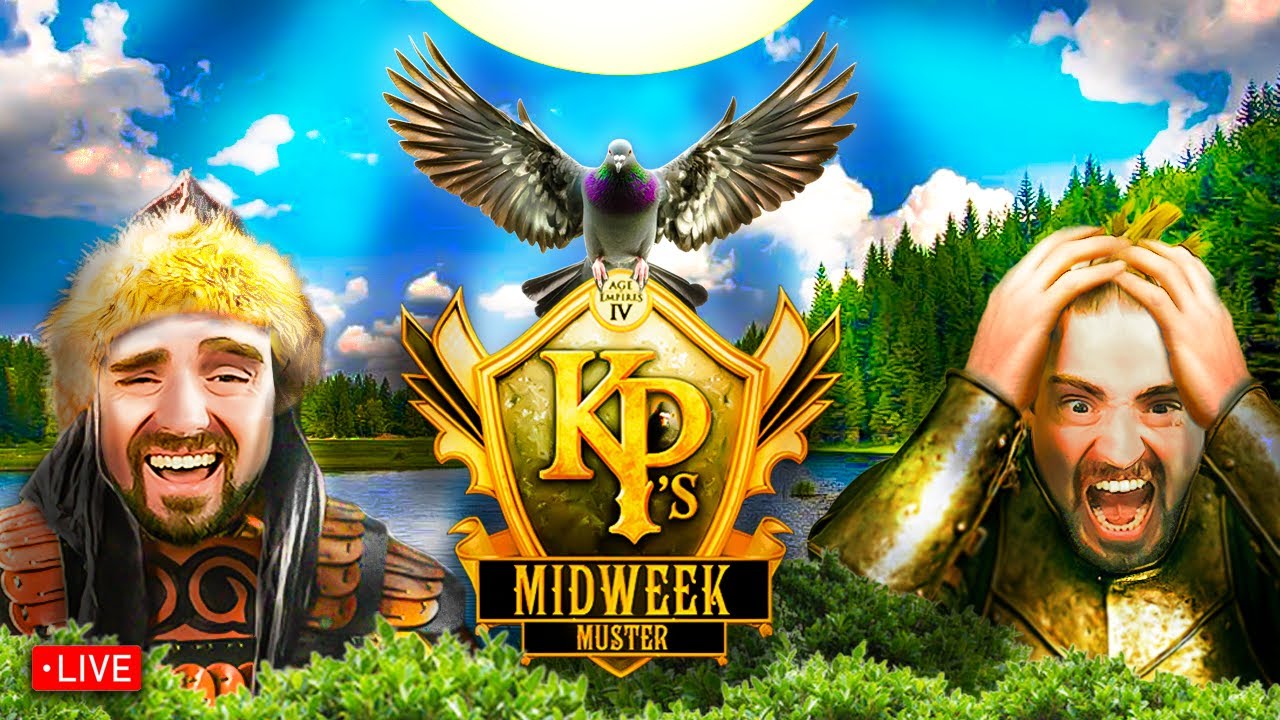 🔴LIVE - [4K] Age of Empires IV - $20,000 Tournament Series - Top 16- Midweek Muster S2 #4 - YouTube