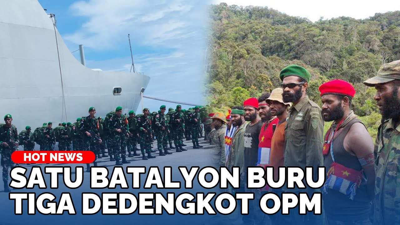 UNDIUS KOGOYA CEMAS Satu Batalyon Mendarat di Papua, Misi Khusus Buru ...