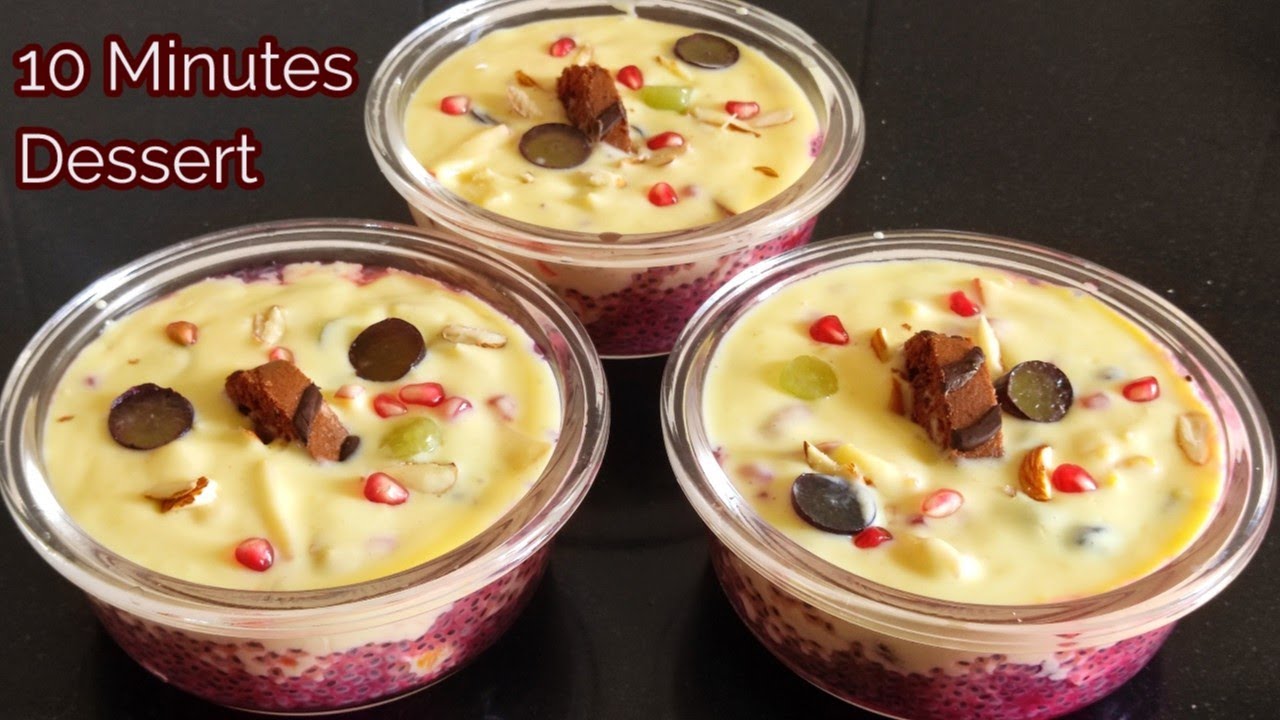This 10 Minutes Easy Dessert Will Change Your Mood /Iftar Special ...