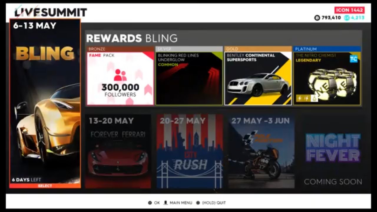 The Crew 2|BLING|Live Summit| Platinum Guide & Gameplay - YouTube