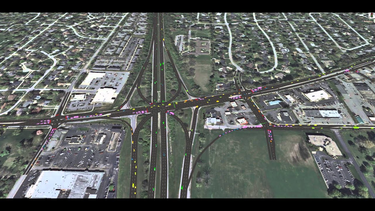 US 42/I-264 Single Point Urban Interchange - 2040 AM - YouTube