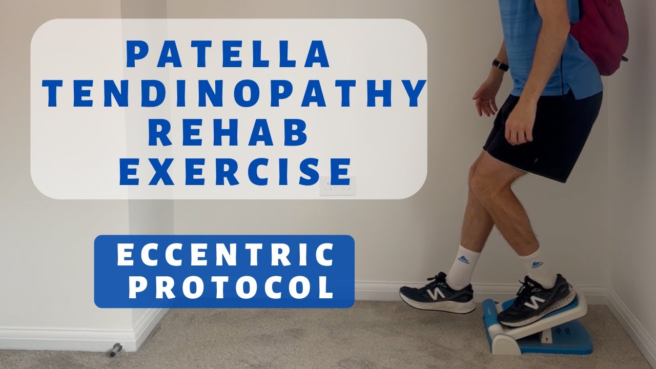 Patella Tendinopathy Eccentric Exercise - YouTube