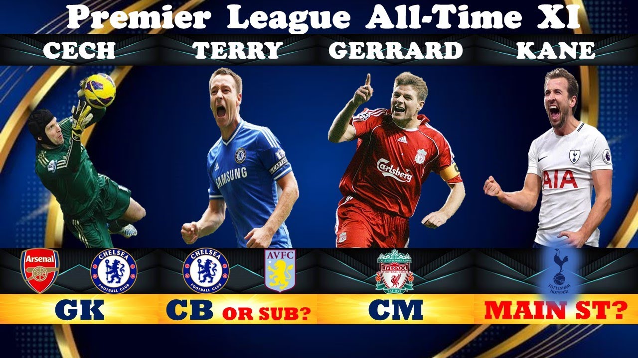 Premier League All-Time Best XI - Unveiling the Greatest - YouTube
