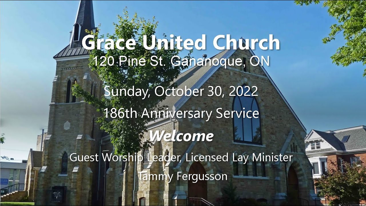 Grace United Church Gananoque Live Stream - YouTube