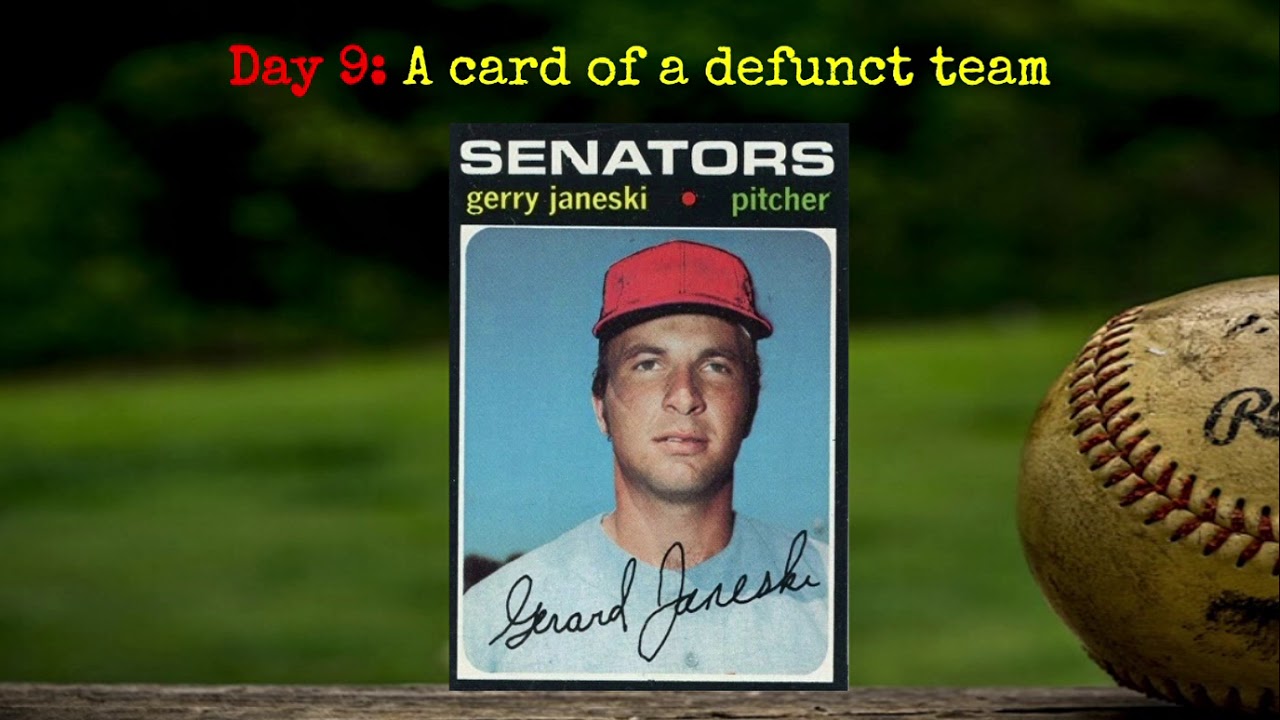 A Card of a Defunct Team - Day 9 - 2020 Spring Training Challenge - YouTube