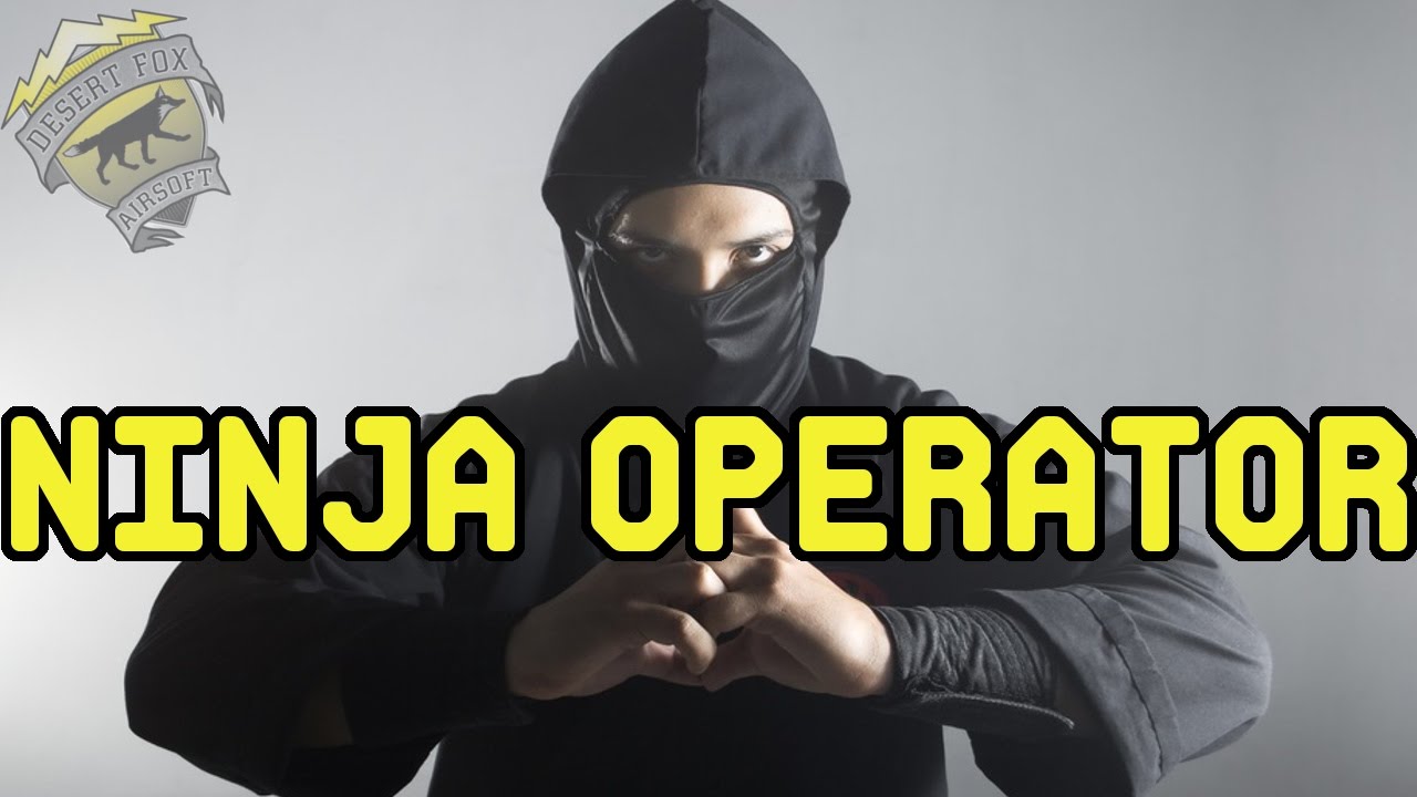 DesertFox Airsoft: Ninja Operator (Lancer Tactical FAL Tactical) - YouTube