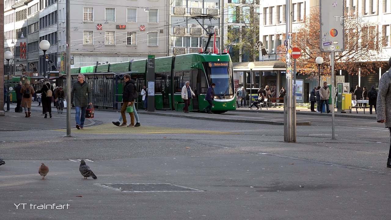 Tram Basel - Claraplatz - YouTube