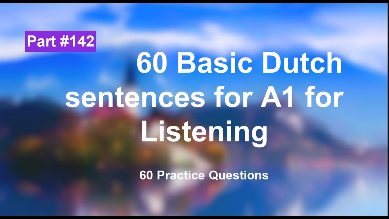 Online Dutch course part 142 – Vocabulary for beginners - YouTube