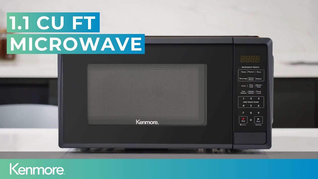Kenmore 1.1 cu-ft Microwave - YouTube