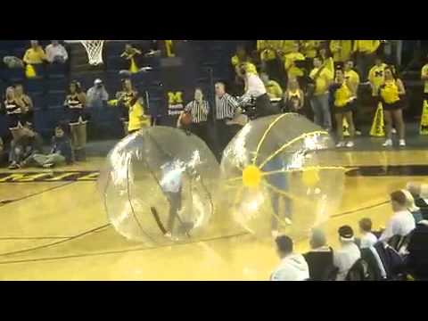 Human Hamster Ball Race! - YouTube
