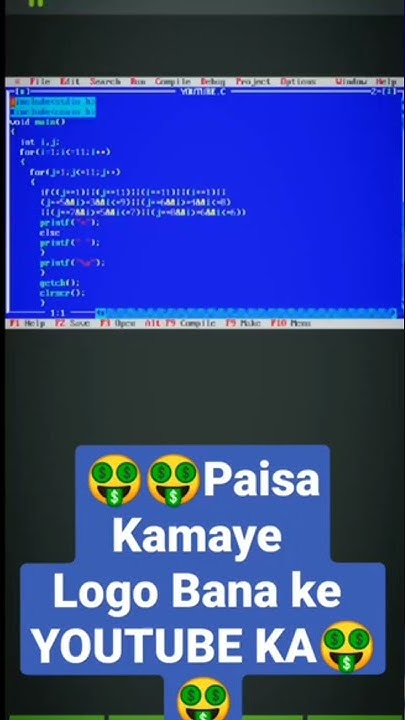 C program to print YouTube logo | code with Harry | #shorts #harrybhai - YouTube