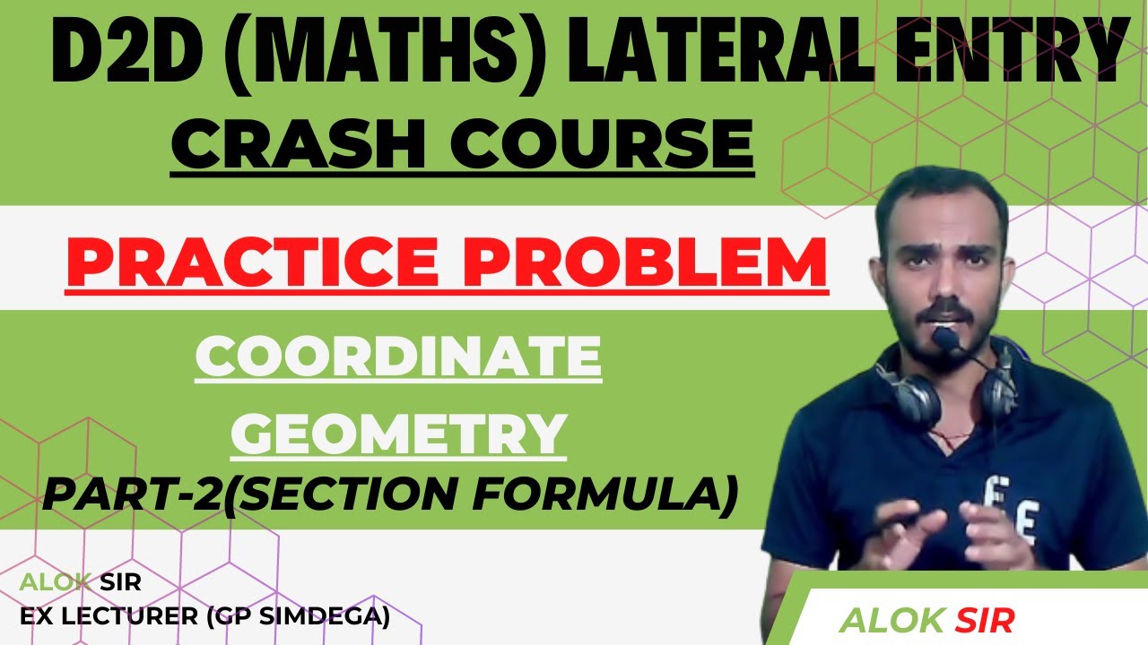 D2D CRASH COURSE || MATHS || DPP SERIES || COORDINATE GEOMETRY ...
