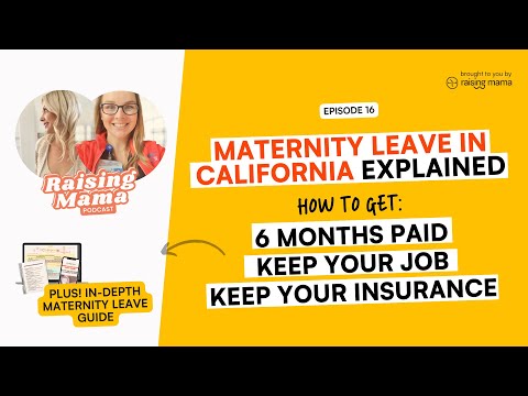 How Long Is Standard Maternity Leave In California