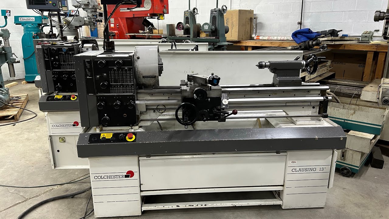 13”x40”cc CLAUSING COLCHESTER TOOLROOM Lathe, Student 2500, new 2000 ...
