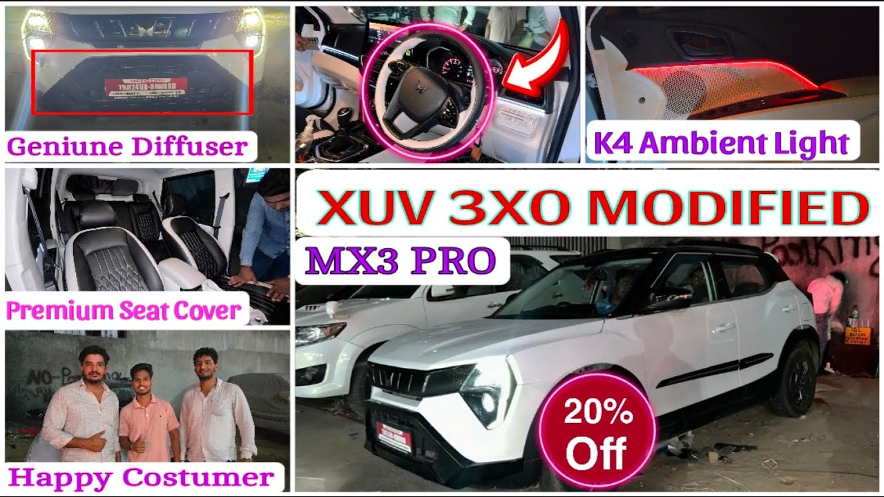 2024 MAHINDRA XUV 3XO MODIFIED | XUV 3XO MX3 PRO MODIFIED XUV 3XO ...