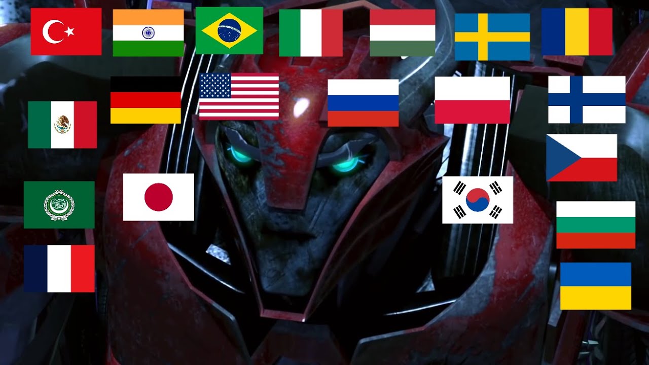 Transformers Prime - "SCREAM BEEN A WHILE" in 20 different languages ...