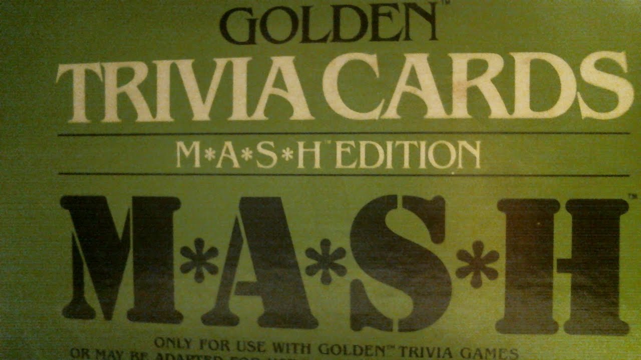 1984 TRIVIA GAME__ LET'S SEE HOW WELL YOU KNOW "MASH" TV SERIES__Card ...
